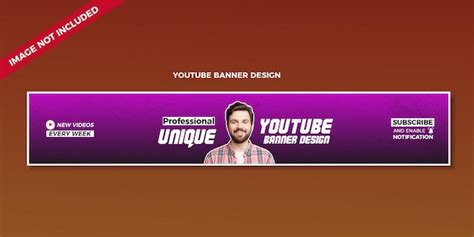 Premium PSD Psd Unique Youtube Cover Banner Template