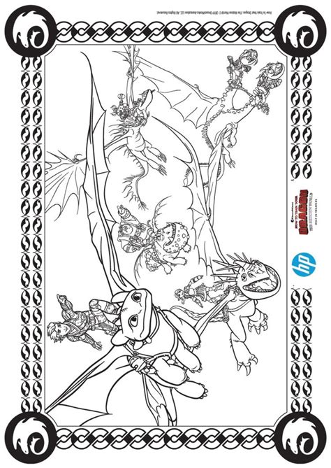 Printable Dragons Rescue Riders Coloring Pages Wikipooster