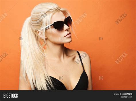 Sexy Half Naked Blonde Image Photo Free Trial Bigstock