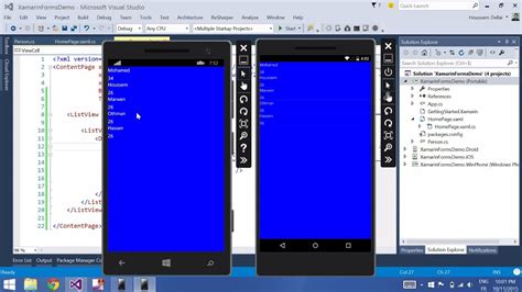 Xamarin Forms Visual Studio Part 8 ListView ItemTemplate YouTube