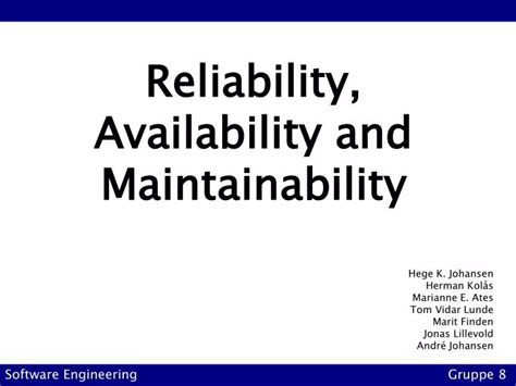 ppt reliability availability and maintainability powerpoint presentation id 4715915