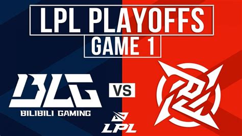 BLG Vs NIP Highlights Game 1 LPL 2024 Spring Playoffs UB R1