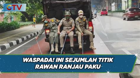 Waspada Ranjau Paku Bertebaran Di Jalanan Jakarta BIS 23 11 YouTube