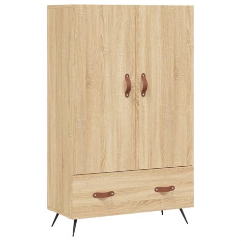 vidaXL Wysoka szafka dąb sonoma 69 5x31x115 cm vidaXL Sklep EMPIK
