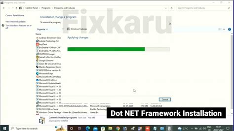 how to install dot net framework windows 11 windows11 youtube