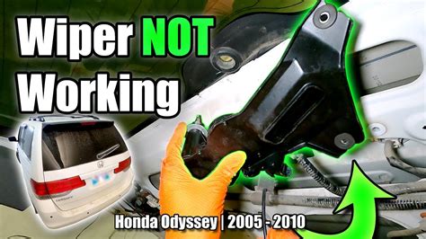 How To Replace Rear Wiper Motor On Honda Odyssey 2005 2010 YouTube