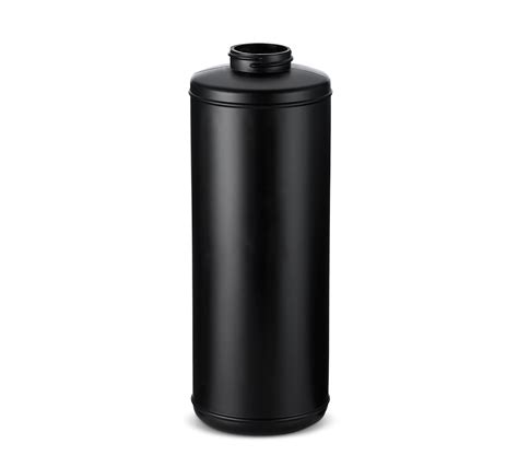 32 Oz Cylinder Round Bottle Banded 45 400 HDPE Comar
