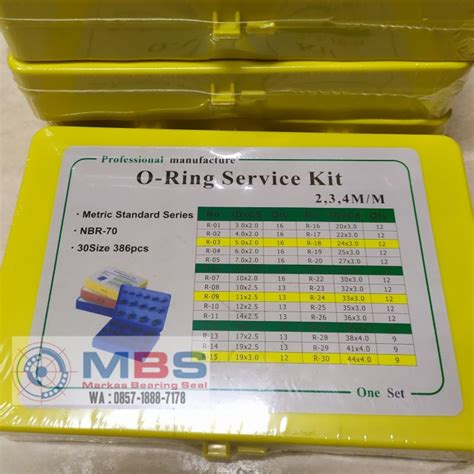 Jual ORING KIT NBR 70 MM SET BOX O RING Jakarta Barat MARKAS