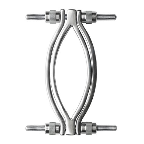 Stainless Steel Adjustable Pussy Clamp Labia Spreader Saints And Sinners