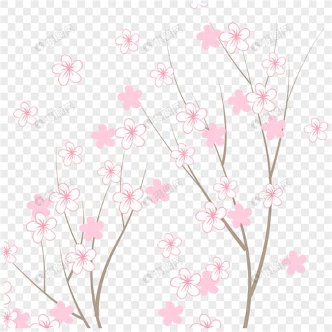樱花梅花桃花免抠素材元素素材下载 正版素材401098398 摄图网