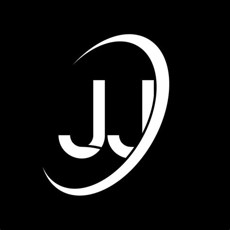 JJ Logo J J Design White JJ Letter JJ Letter Logo Design Initial