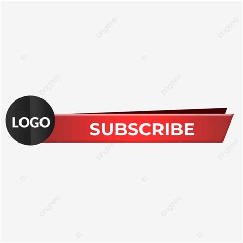 Subscribe My Social Media Channel Lower Third Banner Free PNG And PSD