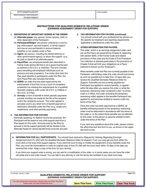 Free Printable Qdro Forms