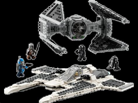 LEGO Star Wars Mandalorian Fang Fighter Vs TIE Interceptor 75348