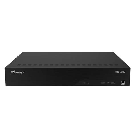 Milesight 4K 32 Channel Pro IP Camera NVR LPR Support IP Camera And