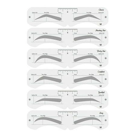 Eyebrow Stencil With Strap Styles Arched Eyebrow Stencil Eyebrow