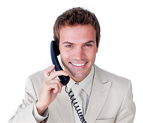 유토이미지 Happy businessman having a phone call