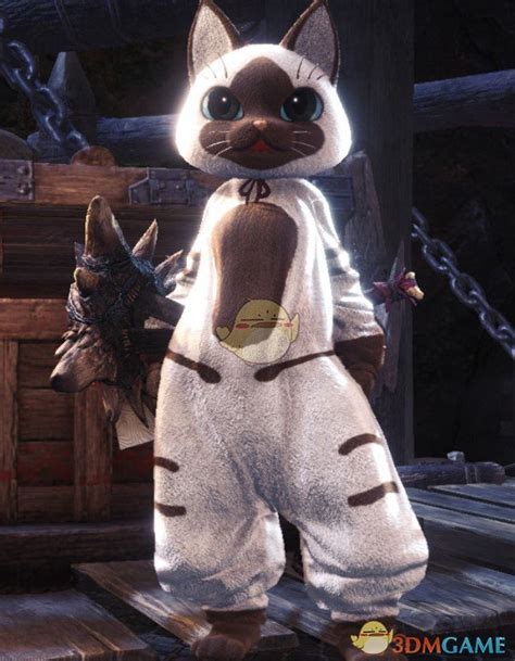 怪物猎人世界猫猫套装mod下载 怪猎世界猫玩偶服装MOD 3DM单机