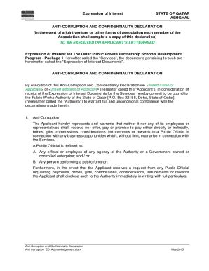 Fillable Online Expression Of Interest Acknowledgement Form Fax Email