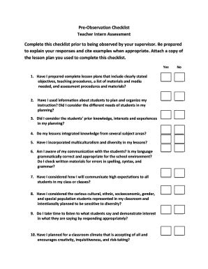 Fillable Online Meridian Msstate Teacher Intern Assessment Meridian