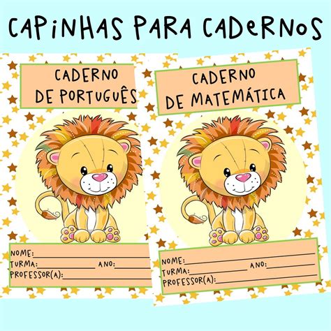 Capas de caderno Archives Espaço do Professor
