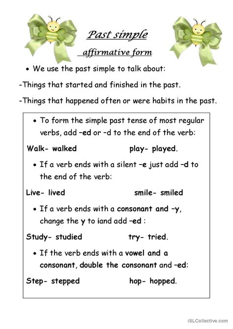 past simple Français FLE fiches pedagogiques pdf doc