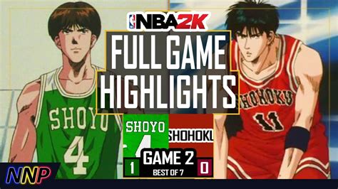SHOHOKU Vs SHOYO Semis GM 2 Best Of 7 2023 Slam Dunk Anime NBA2K