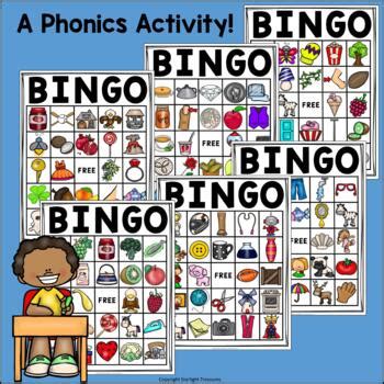 Beginning Sounds Bingo Cards For Early Readers Alphabet Sounds Bingo