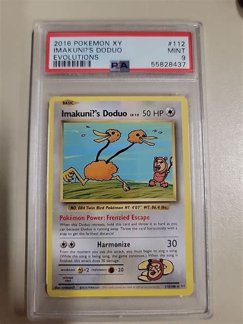 2016 Pokemon XY Evolutions 112 108 Imakuni S Doduo PSA 9 Mint EBay