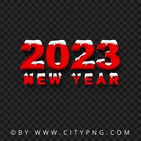 Snowy New Year Green Logo Hd Png Citypng
