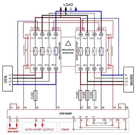 Wiring Diagram For Automatic Transfer Switch