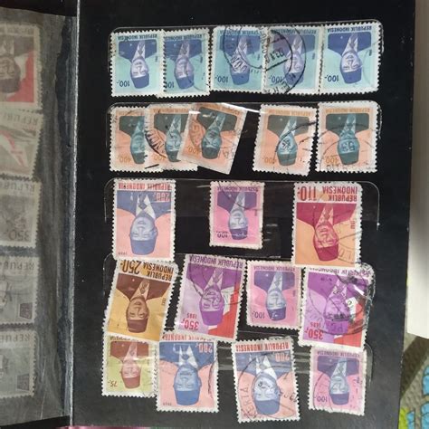 Perangko Stamp Album Kuno Jadul Koleksi Buku Alat Tulis Alat Tulis