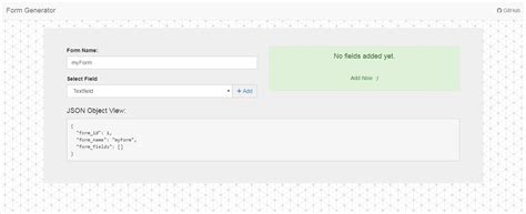form generation based on json ngx schema form angular