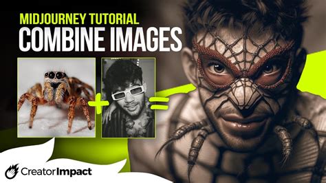 MIDJOURNEY TUTORIAL Combine Images Into AI Art In Midjourney V4 YouTube