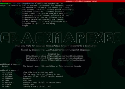 ksec ark pentesting and redteam knowledge base crackmapexec cheatsheet