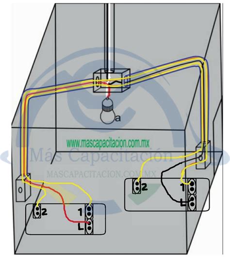 Diagrama De Apagador De Escalera