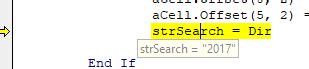 Vba Run Time Error 5 Invalid Argument When Running Second Dir