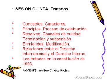 PPT Tratados Internacionales PowerPoint Presentation Free To View