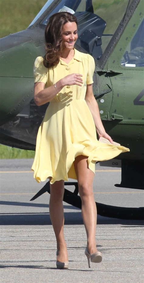 Windy Dress For Princess Kate Middleton