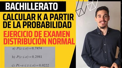 CALCULAR EL VALOR DE K A PARTIR DE LA PROBABILIDAD DISTRIBUCIÓN