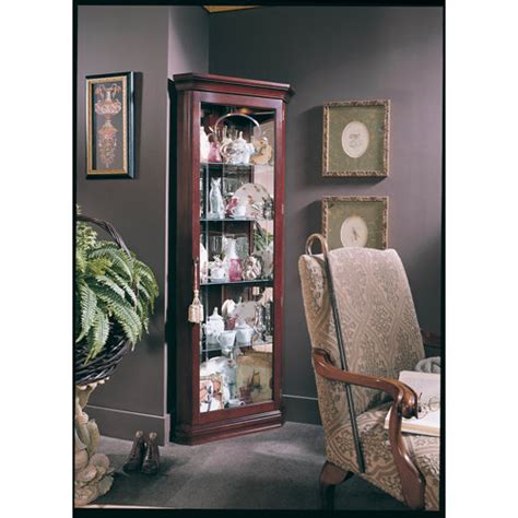 Pulaski Keepsakes Lighted Corner Curio Cabinet Reviews Wayfair Canada