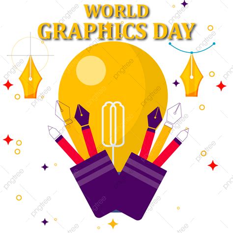World Graphics Day Vector Art PNG Simple World Graphics Day Vector