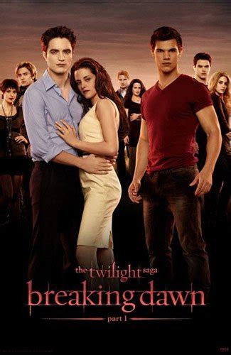 La saga Crepúsculo Amanecer Parte 1 cartel