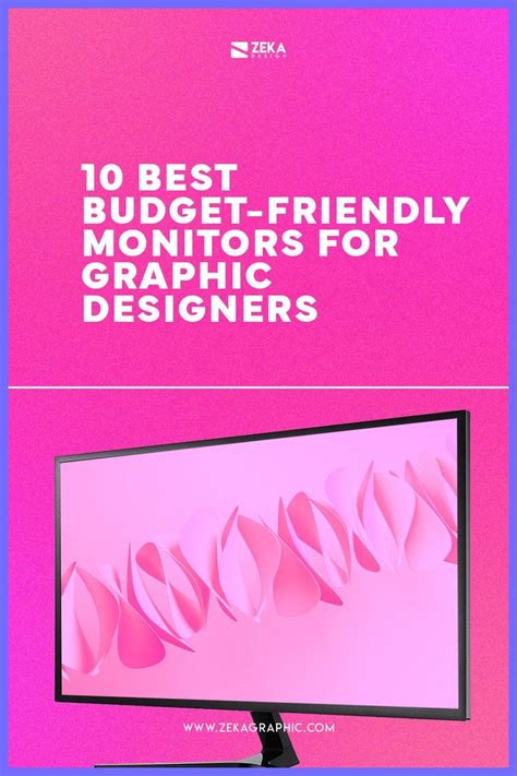 Best Budget Friendly Monitors For Graphic Designers Graphic Design