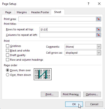 Print Titles In Excel Step By Step Tutorial