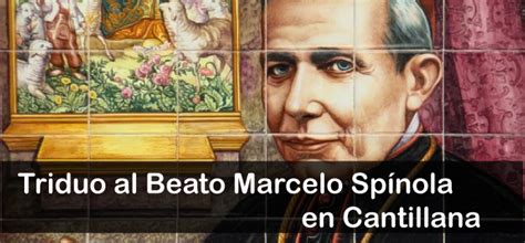 Triduo al Beato Marcelo Spínola en Cantillana Esclavas del Divino Corazón