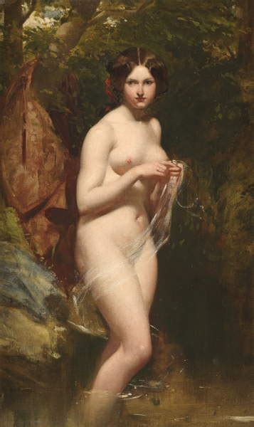 Nackt Baden Von William Etty Hochwertiger Kunstdruck