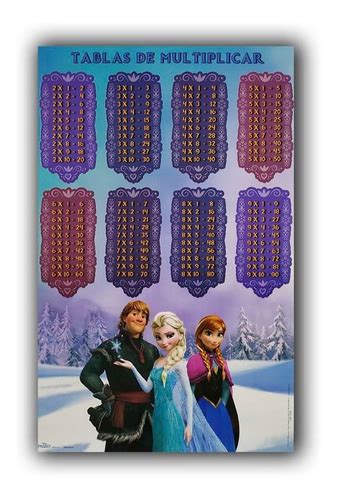 View Frozen Tablas De Multiplicar De Princesas Para Imprimir