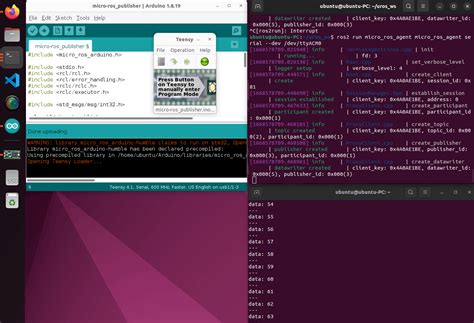 ros2 ubuntu22 04にarduino teensy micro rosの環境を準備する