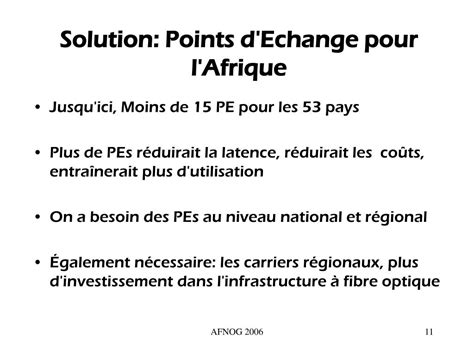 PPT Les points déchange Internet PowerPoint Presentation free